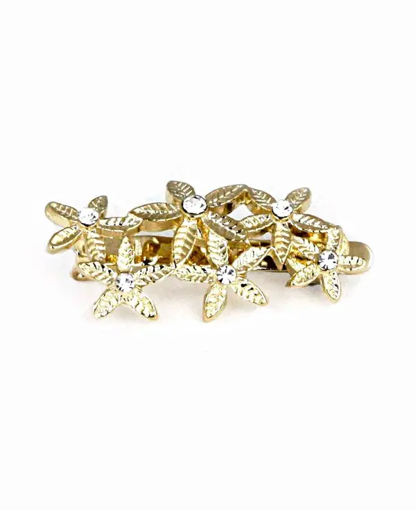 SOHO STYLE Floral Mermaid Barrette - Amber
