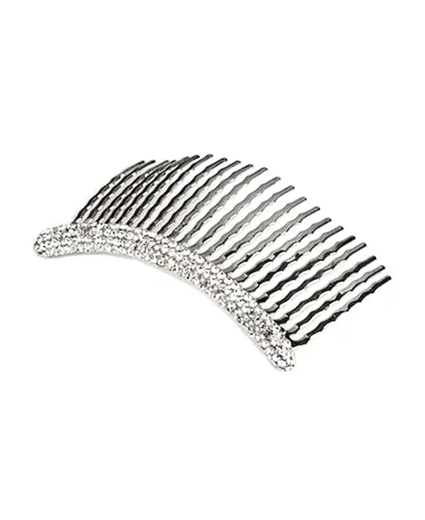 SOHO STYLE Animal Print Hair Comb - Clear