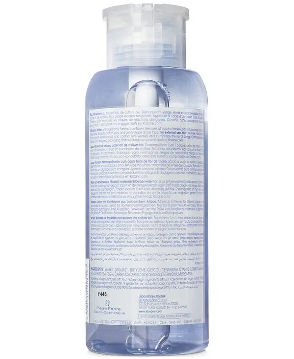KLORANE Micellar Water With Organically Farmed Cornflower