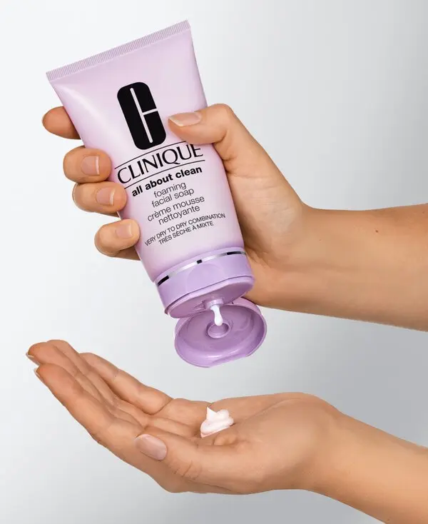 CLINIQUE All About Clean Foaming Face Cleanser With Hyaluronic Acid