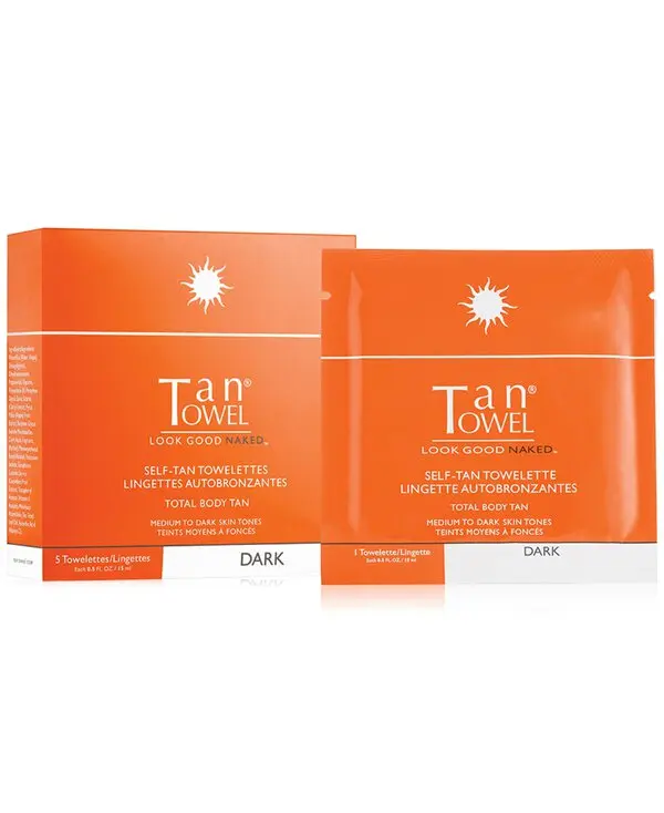 TANTOWEL Total-body Self-tan Towelettes - No Color