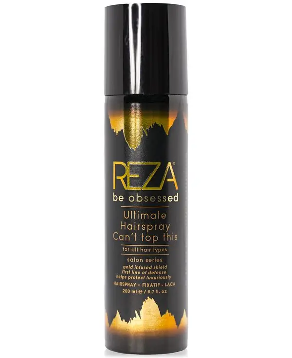 REZA Be Obsessed Ultimate Hairspray Can't Top This - No Color