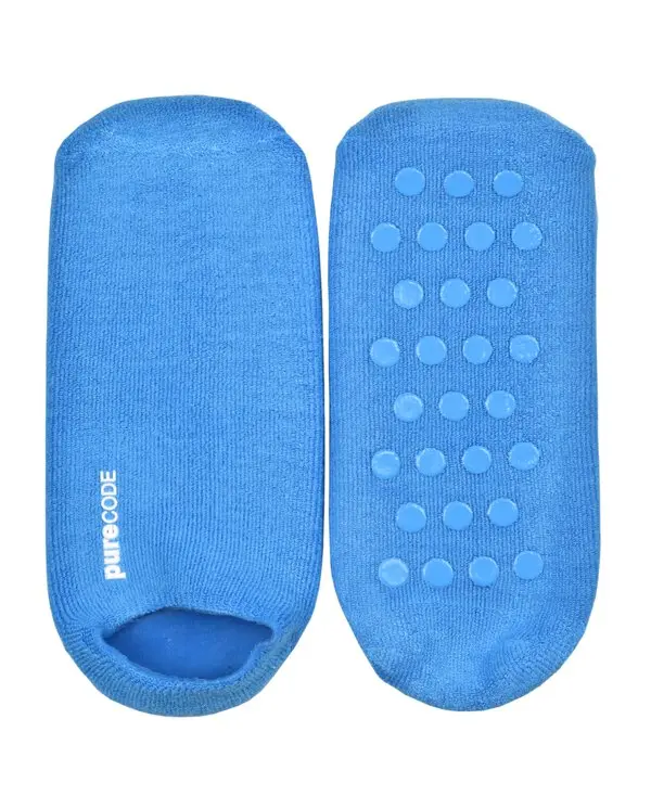 PURECODE Moisturizing Gel Socks - Blue