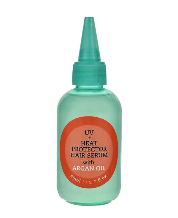 PURECODE Uv + Heat Protector Hair Serum With Argan Oil - Clear
