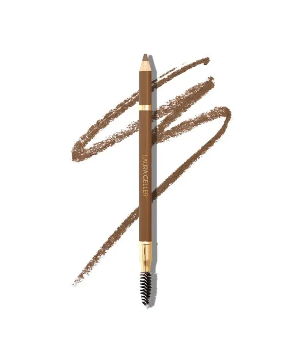 Laura Geller Beauty Bravo Brows Soft Pencil + Brush - Medium Brown