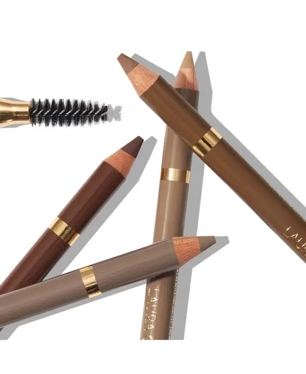 Laura Geller Beauty Bravo Brows Soft Pencil + Brush - Medium Brown