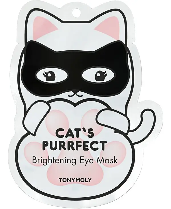 TONYMOLY Cat's Purrfect Brightening Eye Mask - No Color