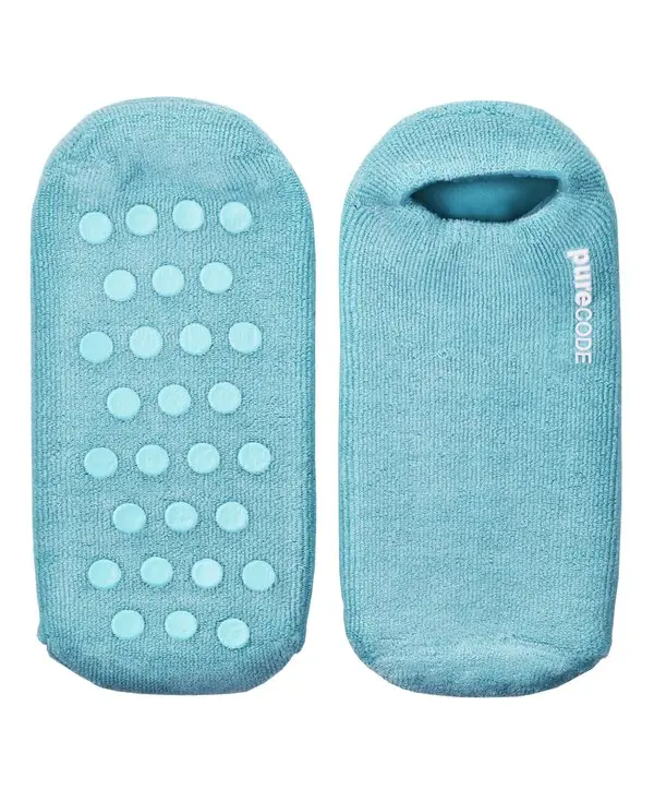 PURECODE Moisturizing Gel Ankle Socks - Aqua