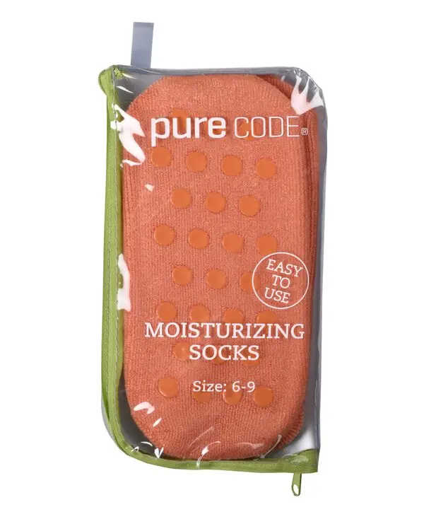 PURECODE Moisturizing Gel Ankle Socks - Peach
