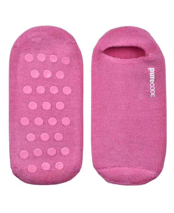 PURECODE Moisturizing Gel Ankle Socks - Pink