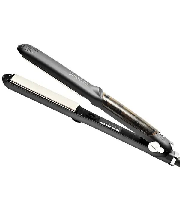 PURECODE Titanium Infuse Pro Vapor Iron And Heat Protector Serum With Argan Oil - Black