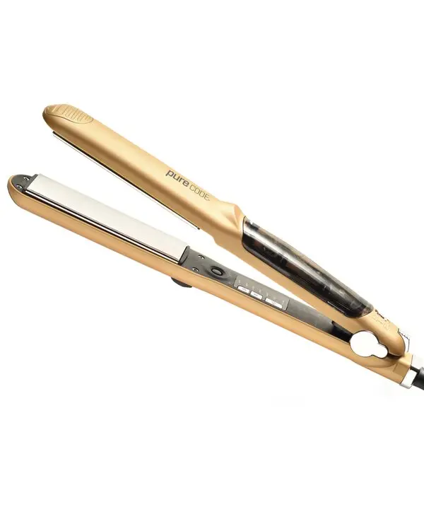 PURECODE Titanium Infuse Pro Vapor Iron And Heat Protector Serum With Argan Oil - Gold