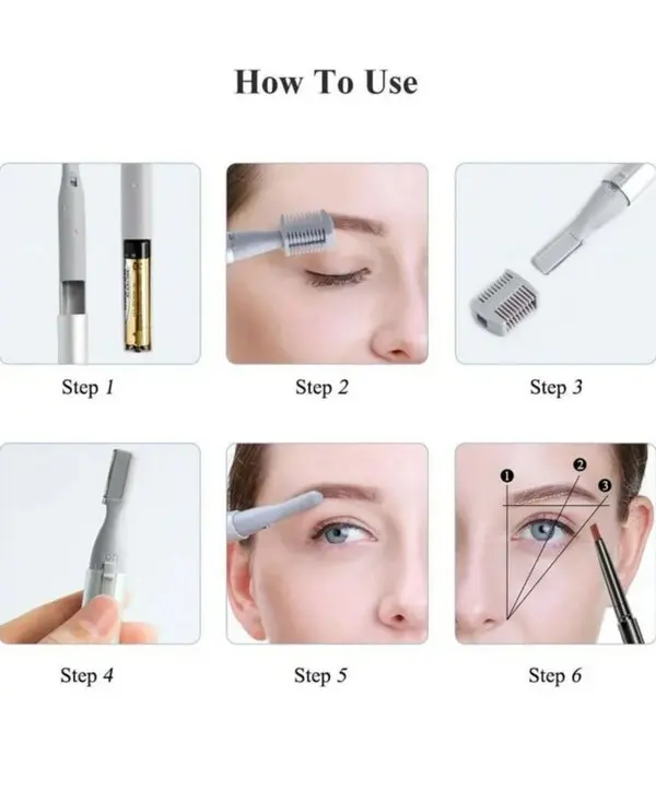 TOUCHBEAUTY Portable Electric Eyebrow Trimmer