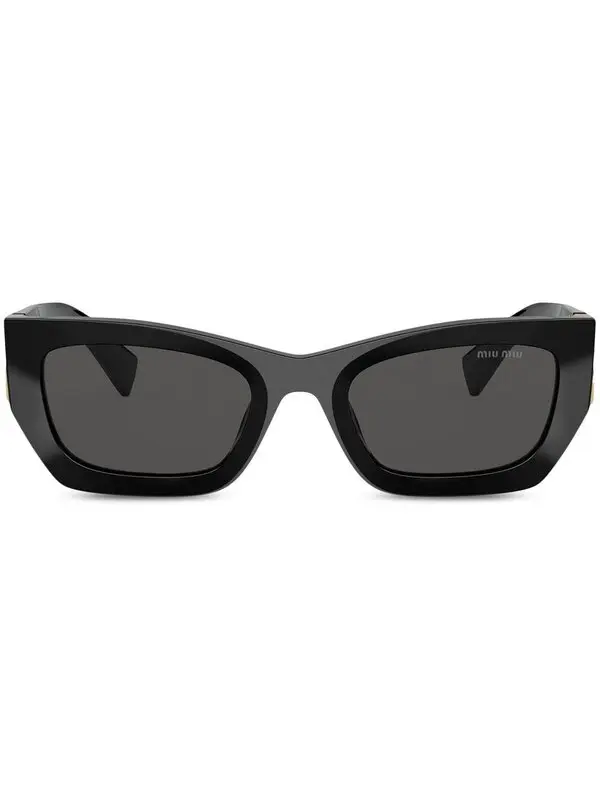 Miu Miu Rectangle Sunglasses - Black