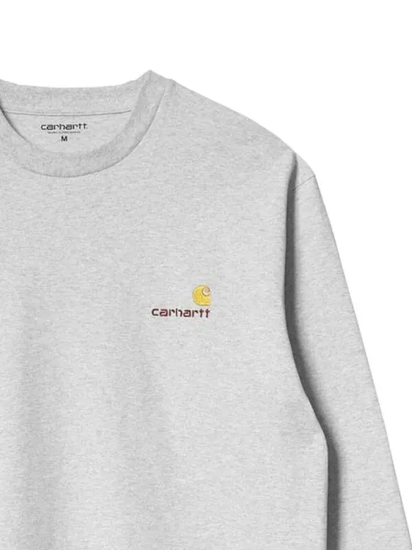 Carhartt Work In Progress American Script Long-sleeve T-shirt - Grey