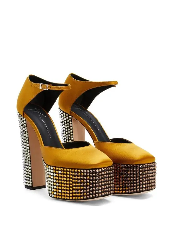 GIUSEPPE ZANOTTI 150mm Bebe Strass Pumps