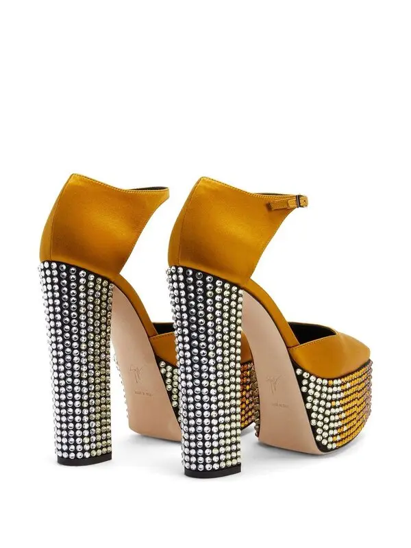 GIUSEPPE ZANOTTI 150mm Bebe Strass Pumps