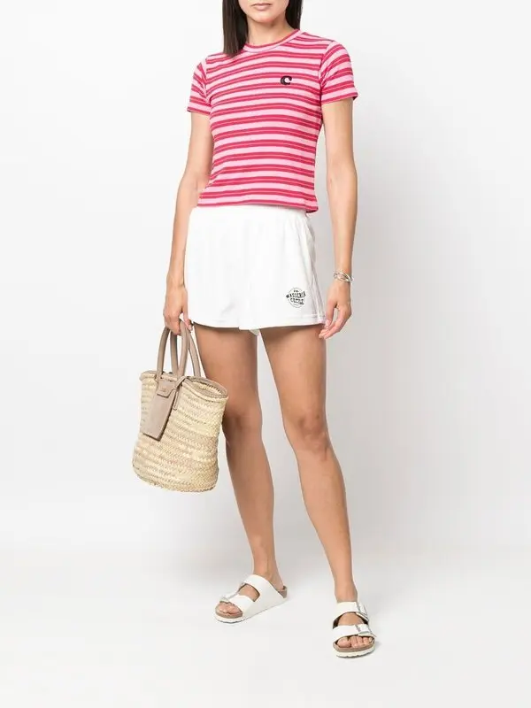 Être Cécile Terry-cloth Track Shorts