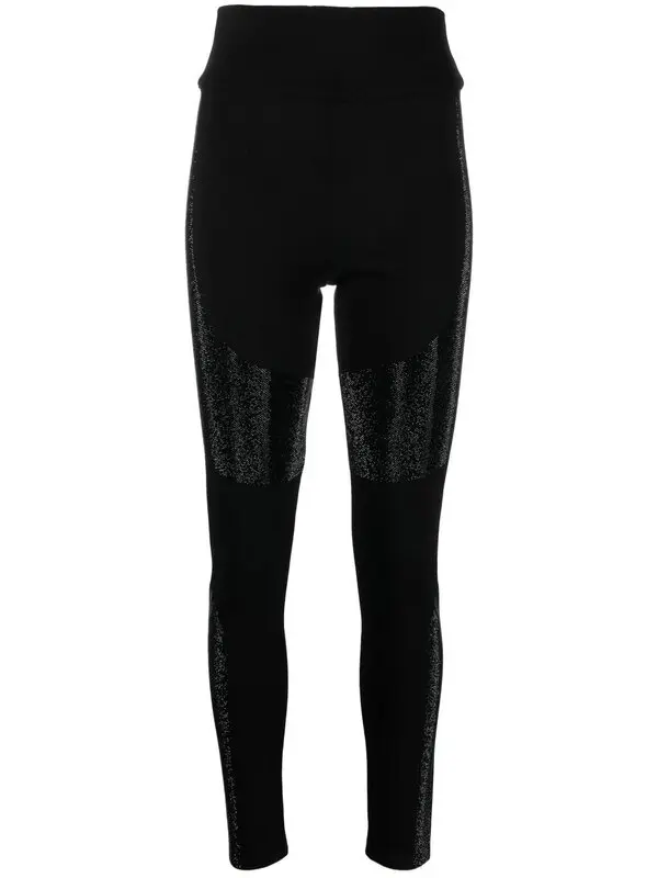 Philipp Plein High-rise Embellished Leggings