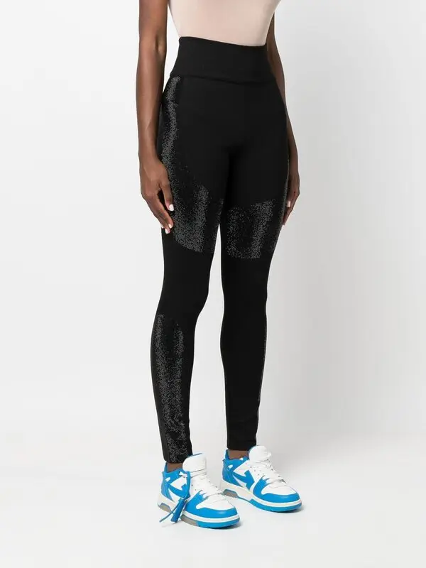 Philipp Plein High-rise Embellished Leggings
