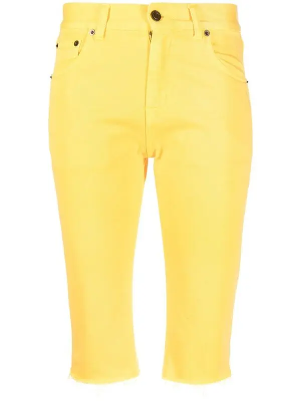 Saint Laurent Knee-length Denim Shorts