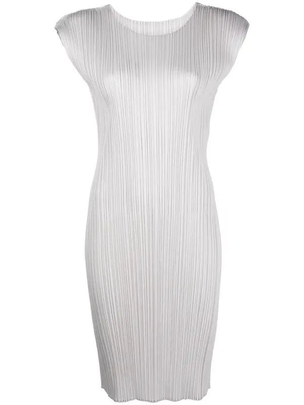 Issey Miyake Pleated Shift Dress