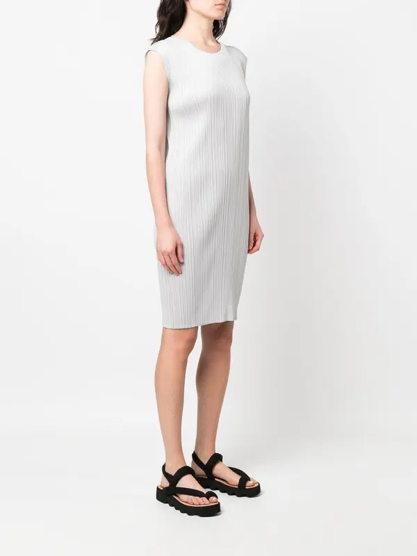 Issey Miyake Pleated Shift Dress