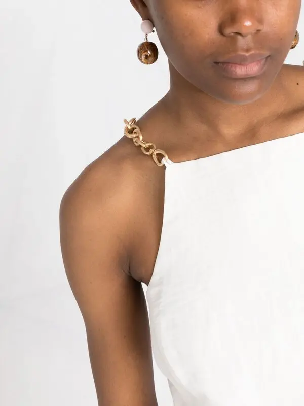 Cult Gaia Joey Chain-strap Top