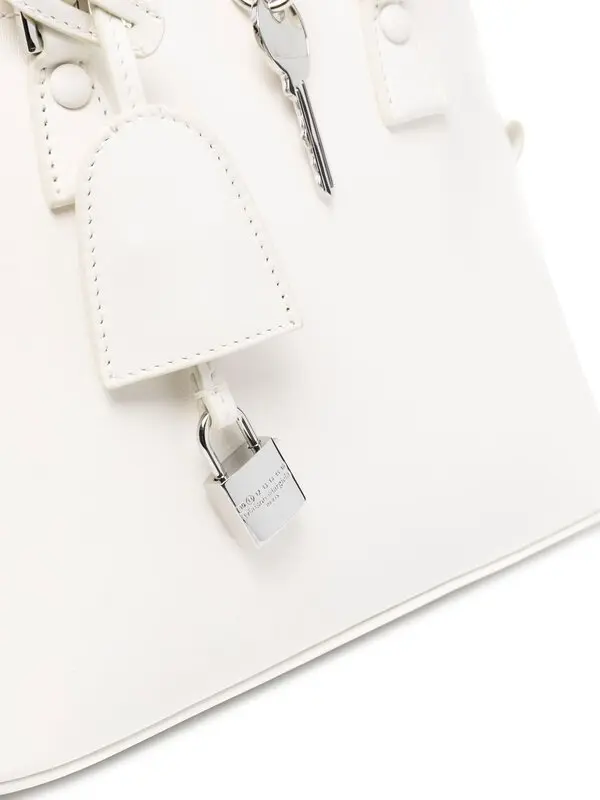 MAISON MARGIELA Mini 5ac Classique Top-handle Bag - White