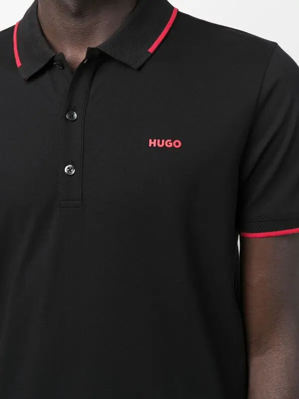 Hugo Logo-print Polo Shirt