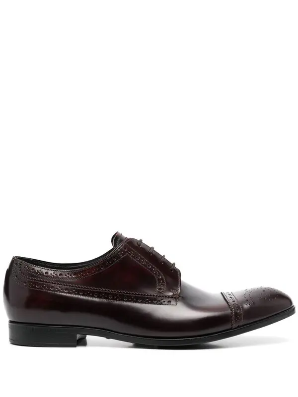 Emporio Armani Lace-up Leather Derby Shoes