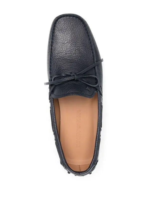 Emporio Armani Leather Loafers