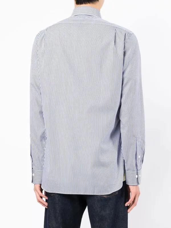Polo Ralph Lauren Pinstriped Button-down Shirt - Blue