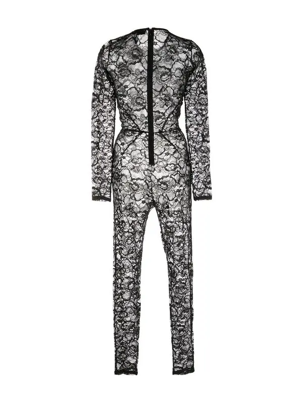 FLEUR DU MAL Lace Catsuit