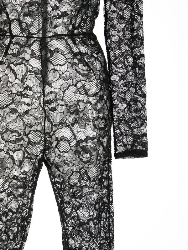 FLEUR DU MAL Lace Catsuit