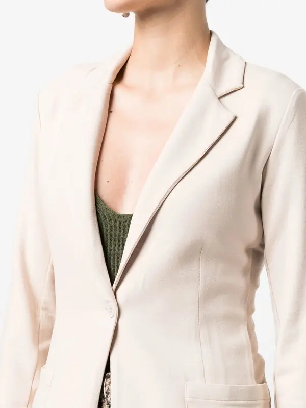 Majestic Filatures Single-breasted Fitted Blazer