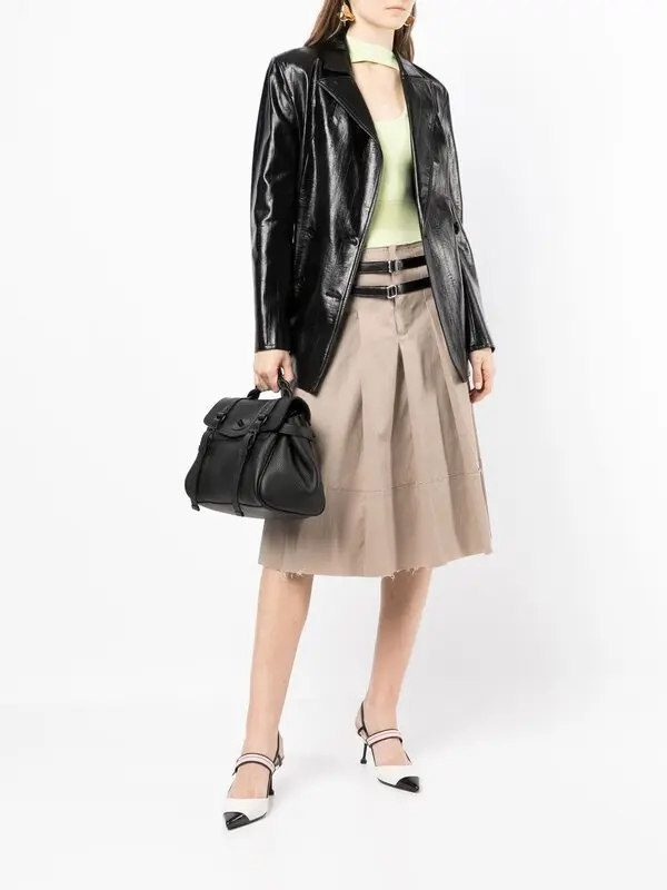 Mulberry Alexa Heavy Grain Satchel - Black