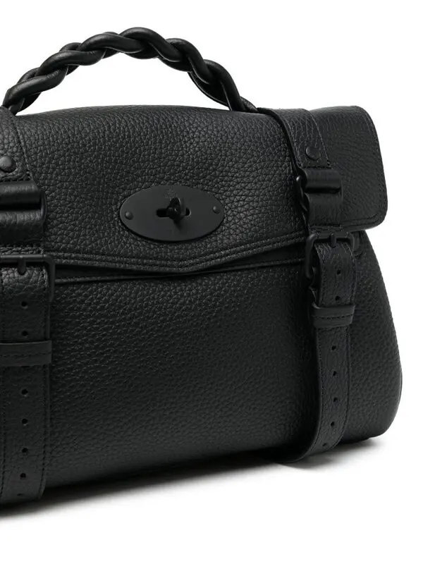Mulberry Alexa Heavy Grain Satchel - Black