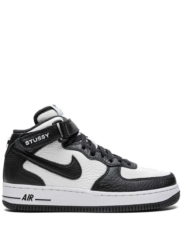 Nike X Stüssy Air Force 1 Mid Sneakers - White