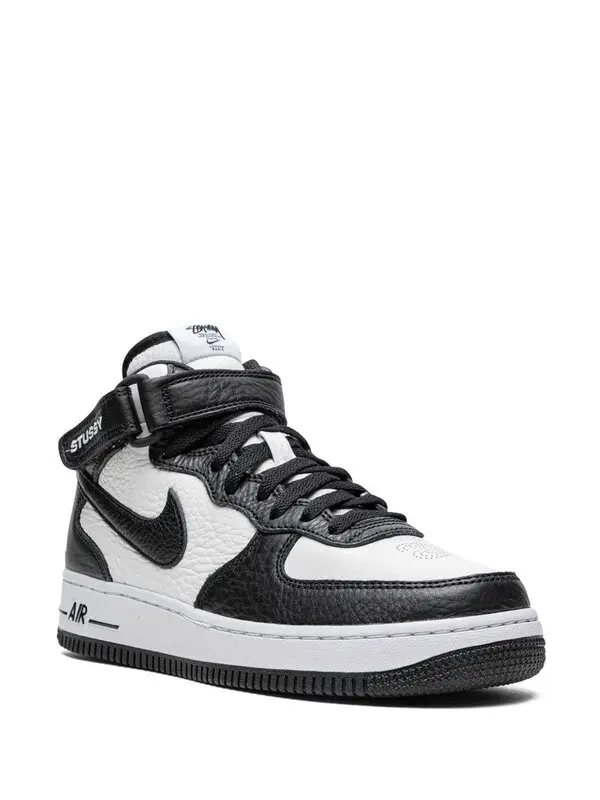 Nike X Stüssy Air Force 1 Mid Sneakers - White