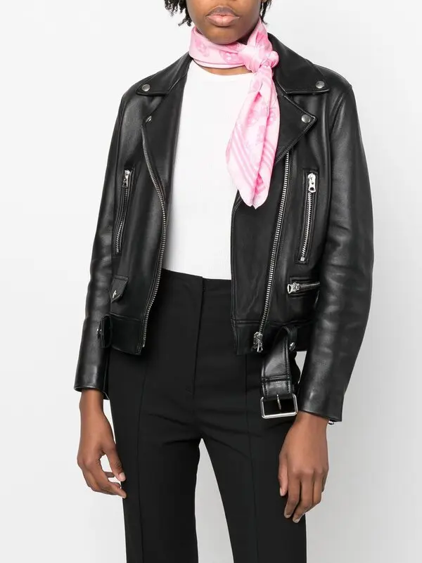 Alexander McQueen Skull-print Silk Scarf