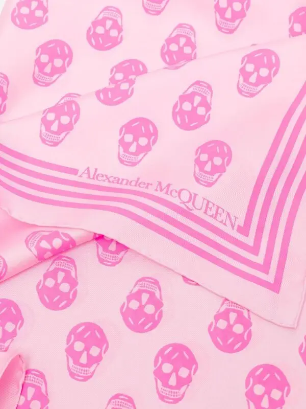 Alexander McQueen Skull-print Silk Scarf