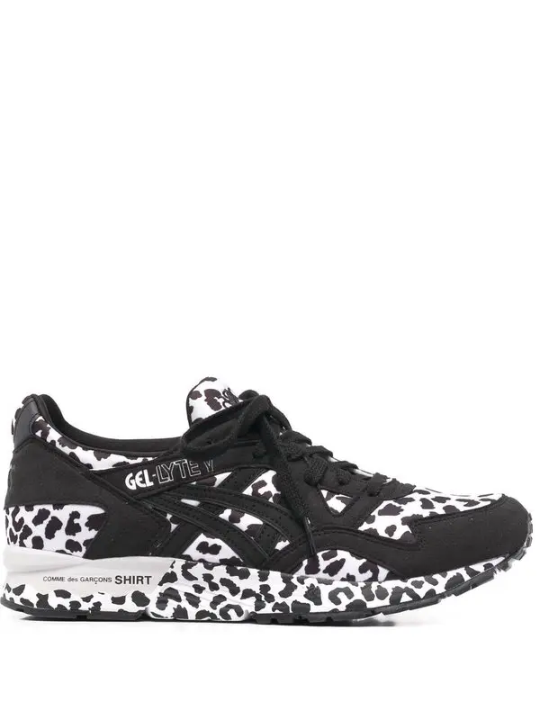 Comme Des Garçons Leopard-print Sneakers