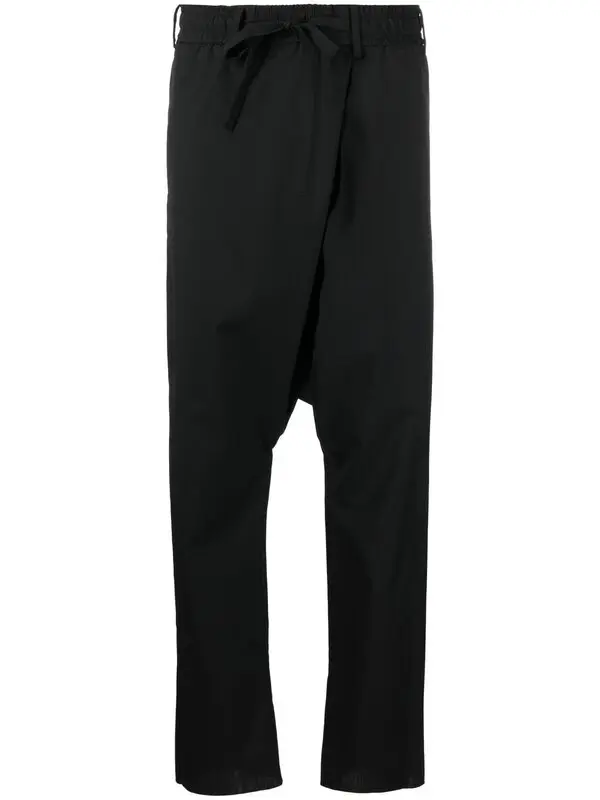 GABRIELE PASINI Drawstring Drop-crotch Trousers