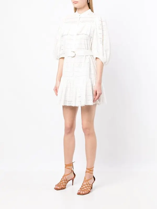 Acler Lace-panel Mini Dress