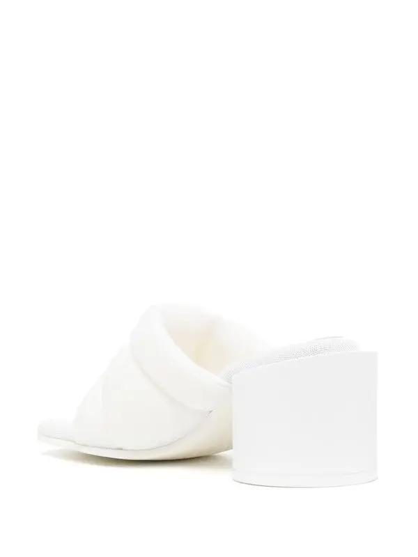 Maison Margiela 75mm Clinic Heel Slippers In White - 43% Off 
