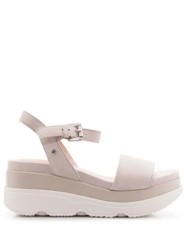 Geox Open Toe Wedge Sandals