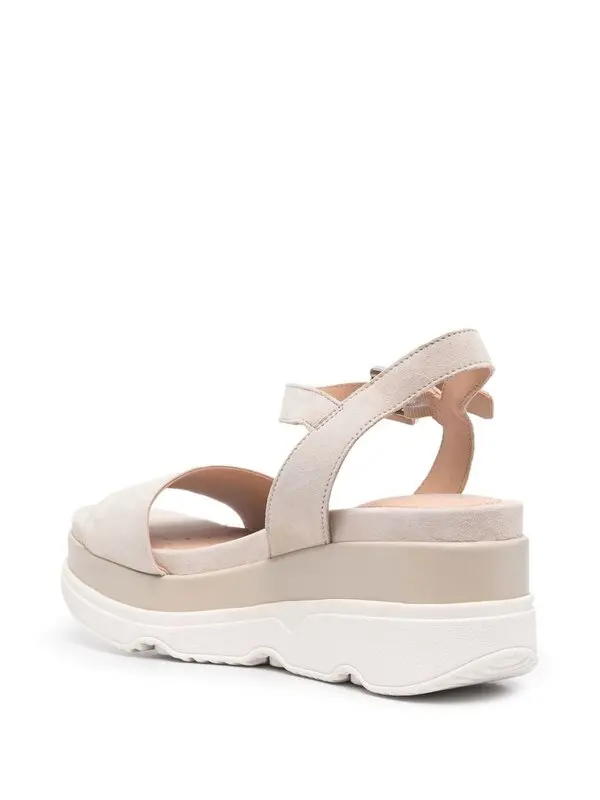 Geox Open Toe Wedge Sandals