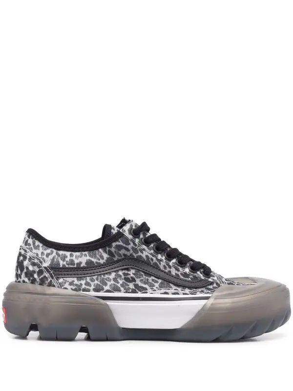 VANS Old Skool Leopard-print Sneakers - Grey