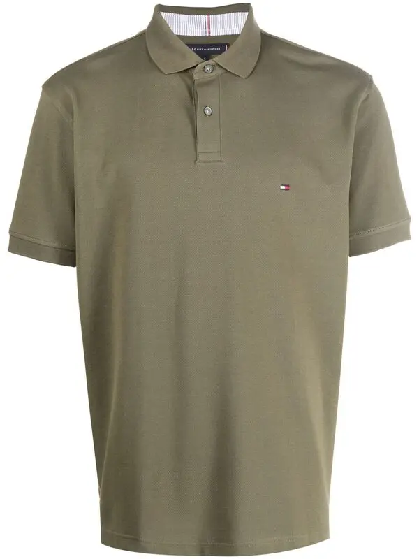 Tommy Hilfiger 1985 Logo-patch Piqué Polo Shirt - Green